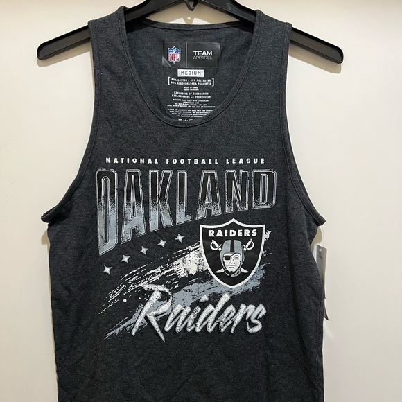 G-III | Shirts | Oakland Raiders All Time Tank Top Spring Nfl Charcaol ...